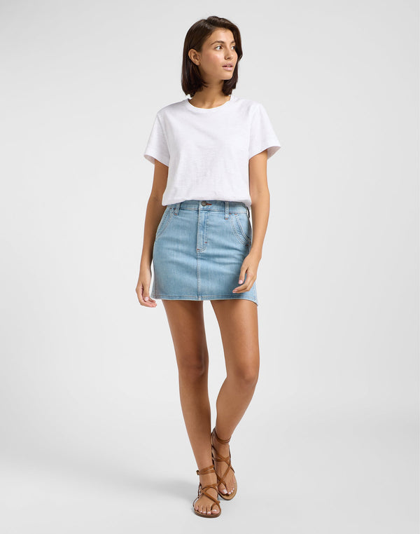 Double Seamed Mini Skirt in Minor Key - LEE Schweiz